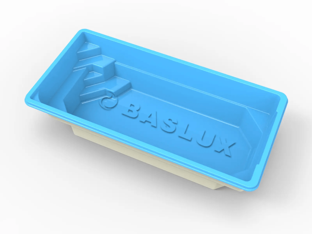 Glasfiberpool FLORYDA 5,00m x 2,80m x 1,35m | Poolexperten